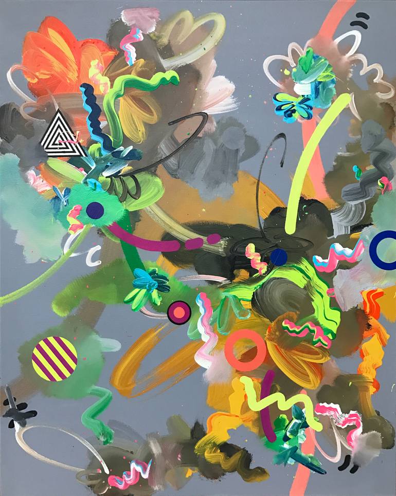 Bump It Up Painting by James Tebbutt | Saatchi Art