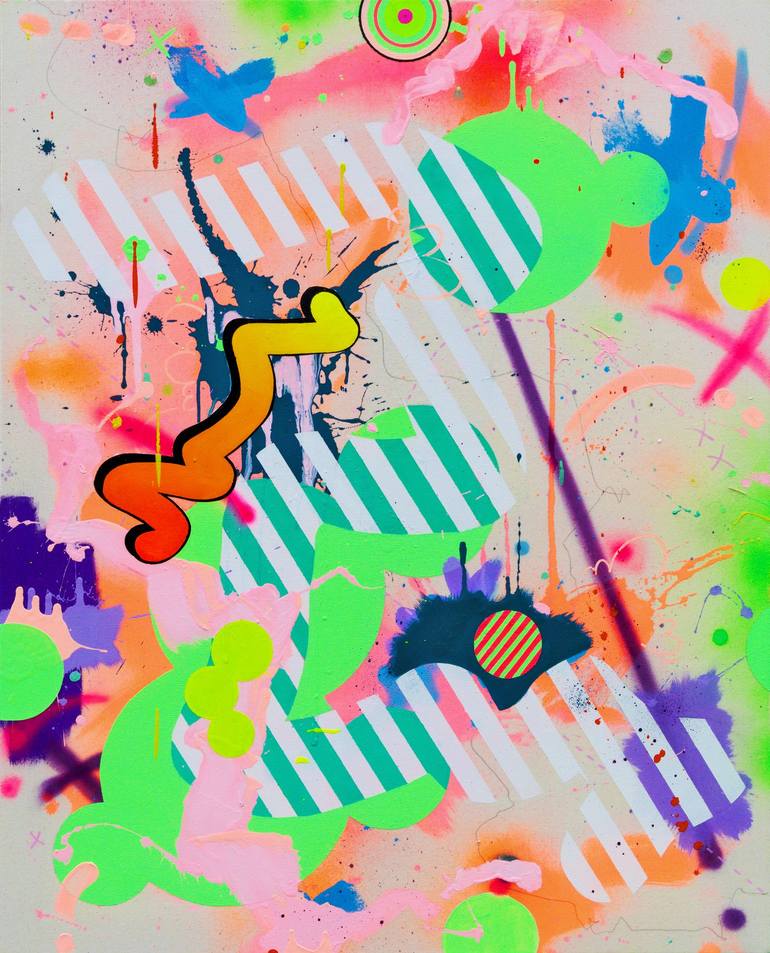 Hold Up Painting by James Tebbutt | Saatchi Art