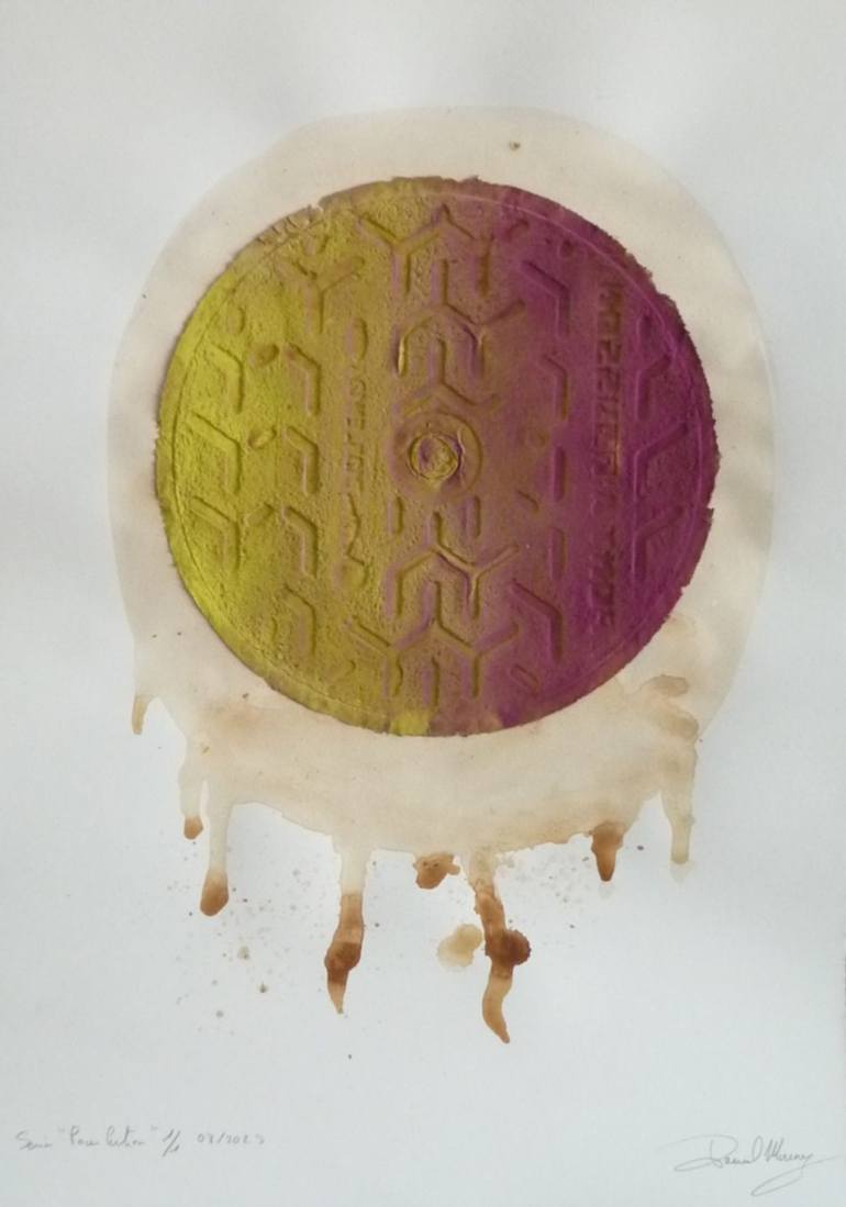 Untitled work canson paper Skin pollution series Collage by Daniel ...