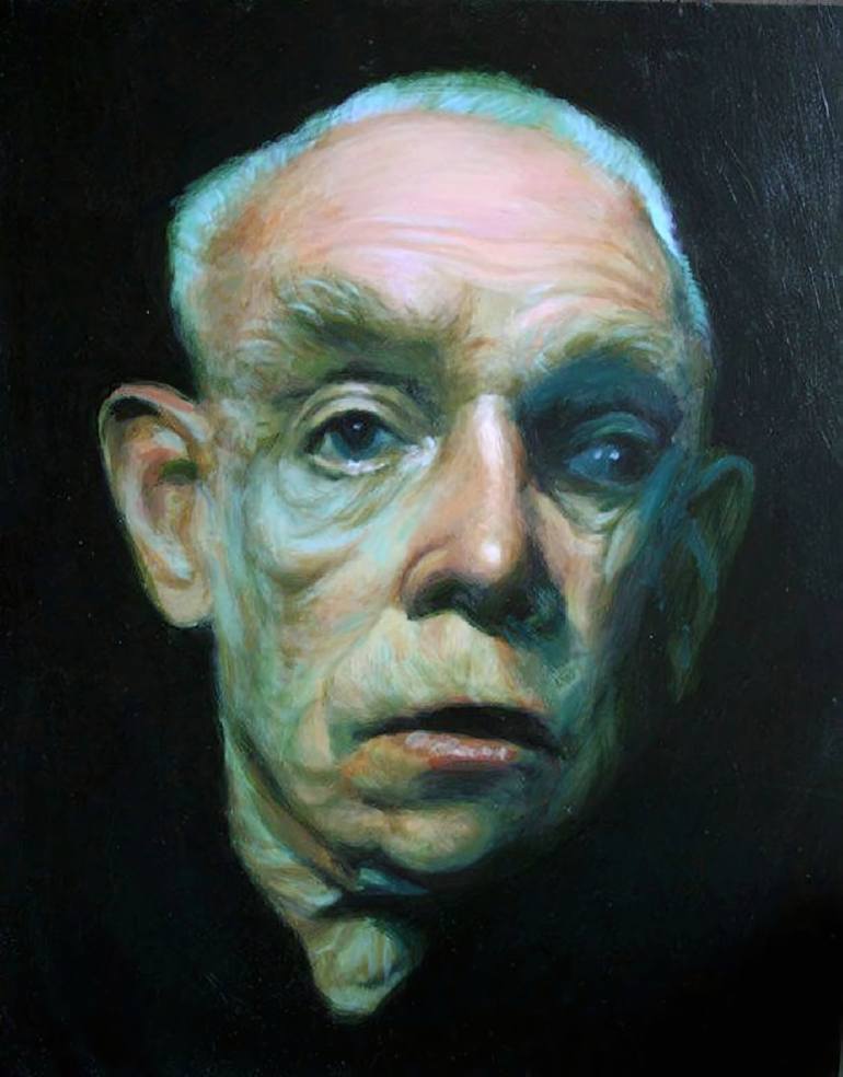 Old Man in 5 Movements Painting by Vincent Michael Brown | Saatchi Art