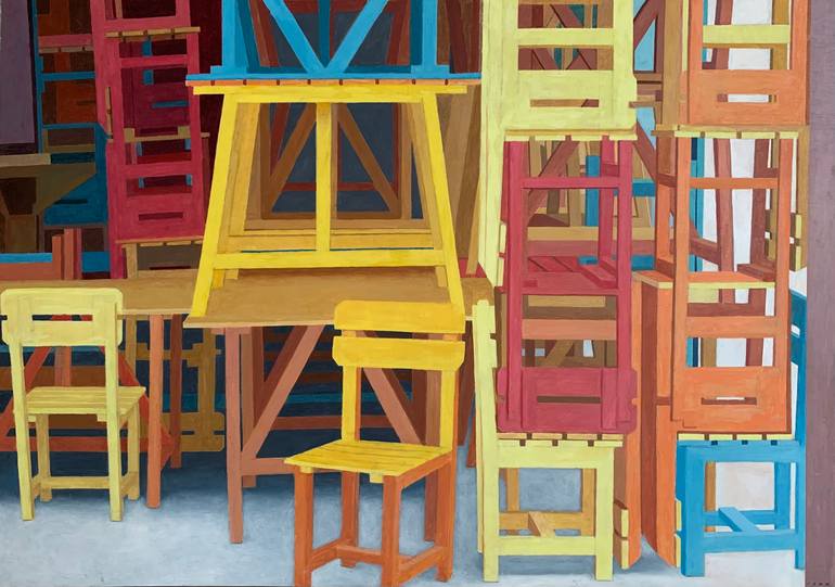 Off Season Painting by Michael Tarr | Saatchi Art