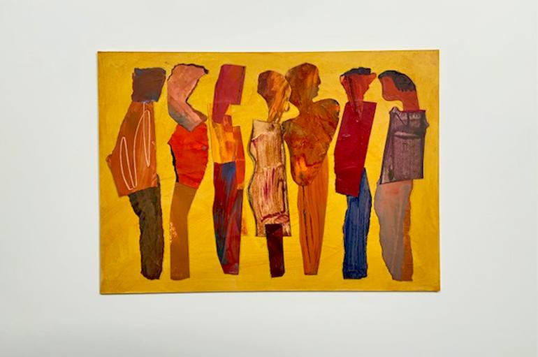 Gossip Collage by Judy Liebert | Saatchi Art