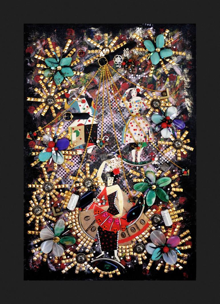 Madame S Collage by Artur Zak | Saatchi Art