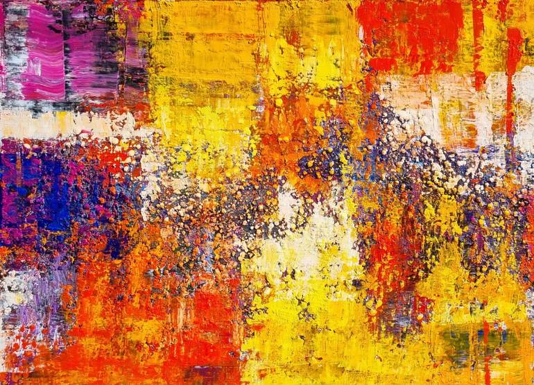 The emotion of color Painting by Jihae Lee | Saatchi Art