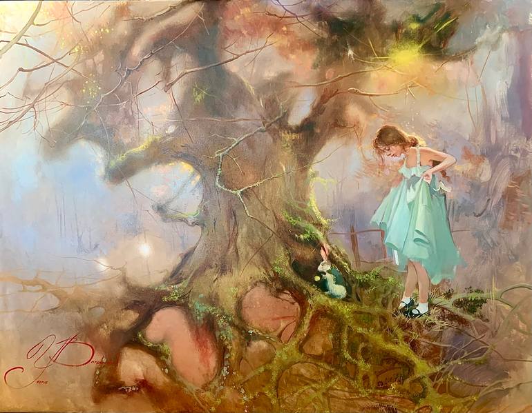 Alice in wonderland Painting by Yana Barabash | Saatchi Art