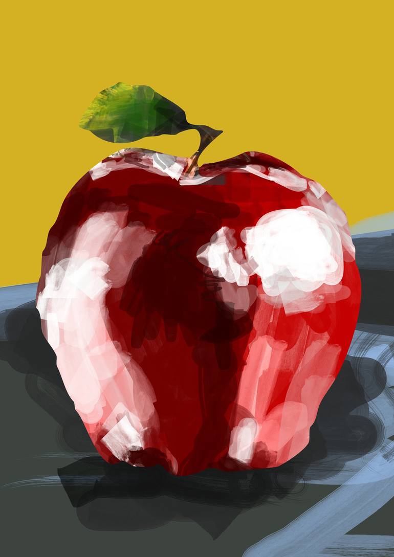 Apple Digital by Michael Agyepong | Saatchi Art