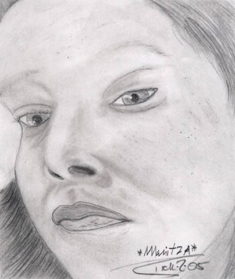 Maritza Drawing by Richard Ramirez | Saatchi Art