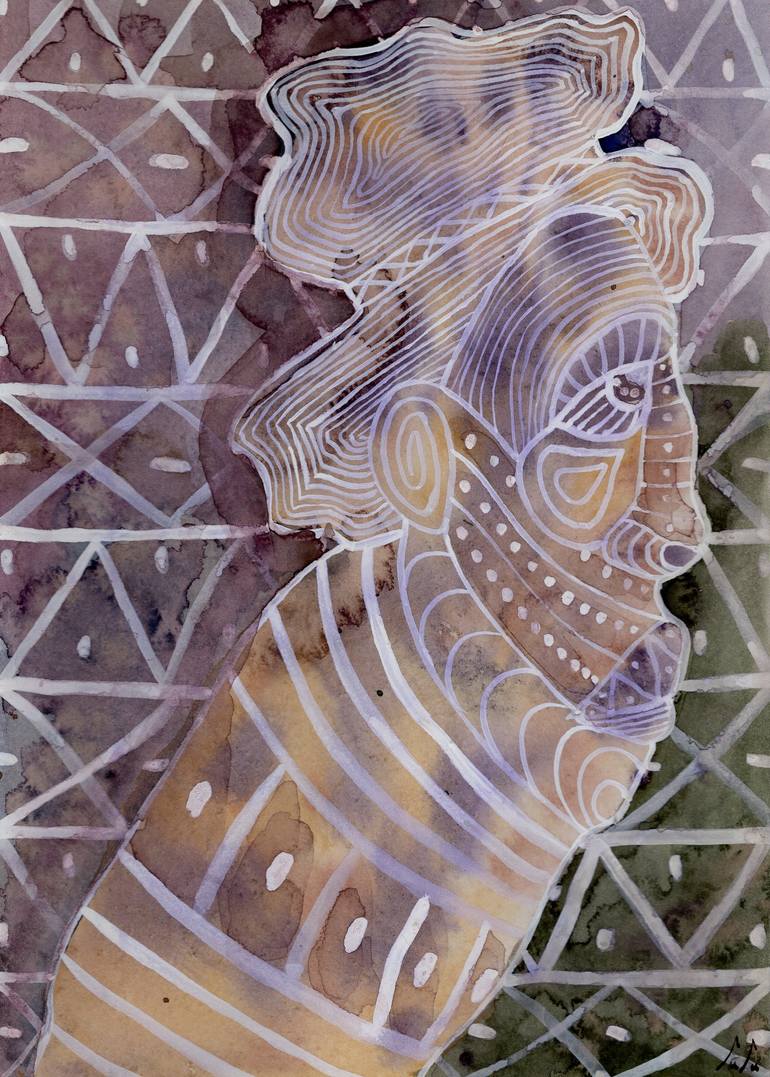 Untitled, From Visual Haikus Collection Painting by Su Suda | Saatchi Art