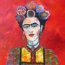 Frida Painting by Jon Astrop | Saatchi Art