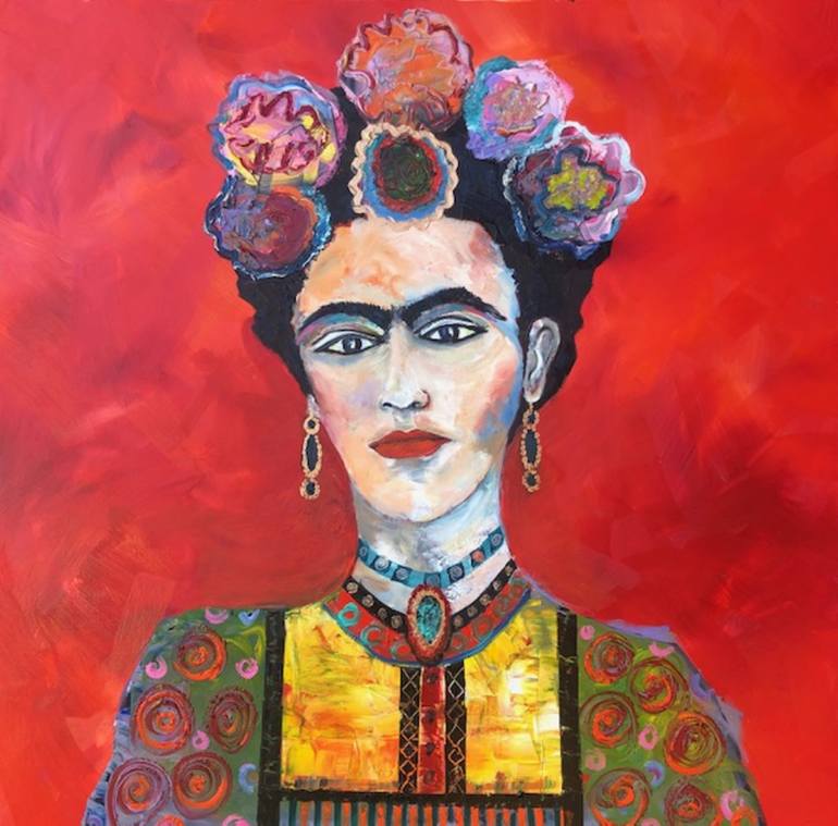 Frida Painting by Jon Astrop | Saatchi Art
