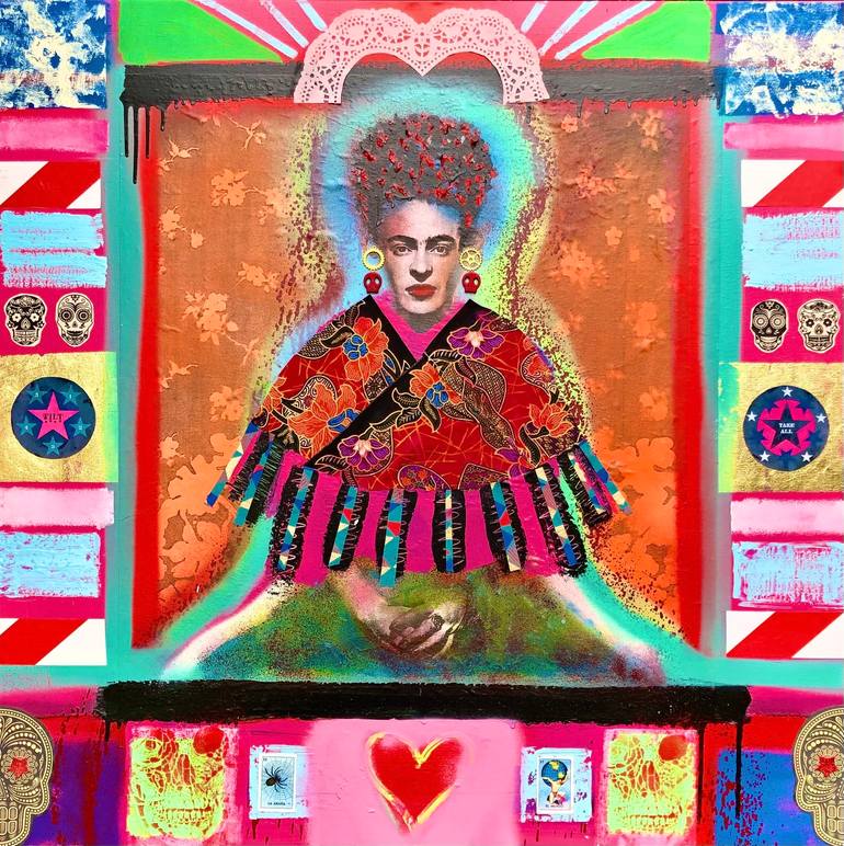 Frida Painting by Jon Astrop | Saatchi Art