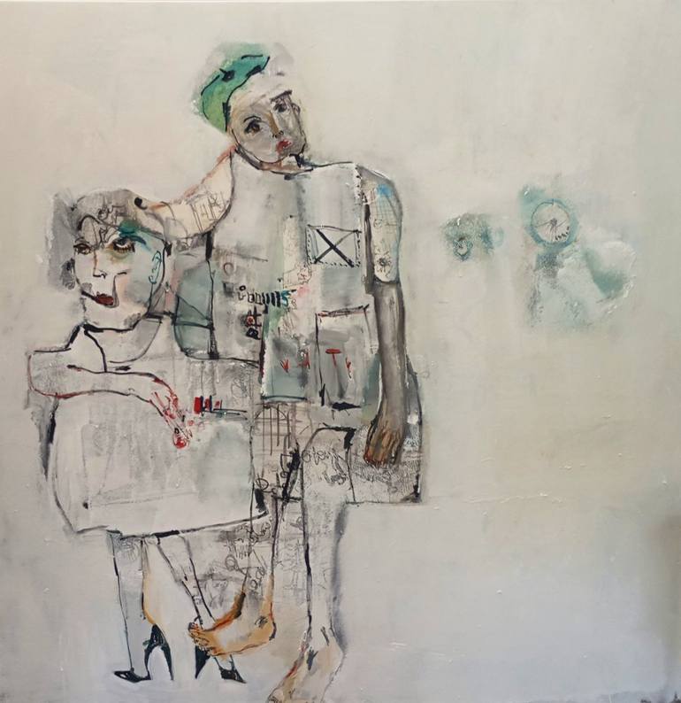 Opposite Paths Painting by Sharon Blu | Saatchi Art