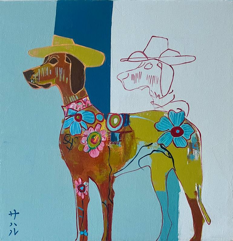 A Friend For Life Painting by Sahar Manri | Saatchi Art
