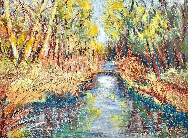 Creek Painting by rhonda roth | Saatchi Art