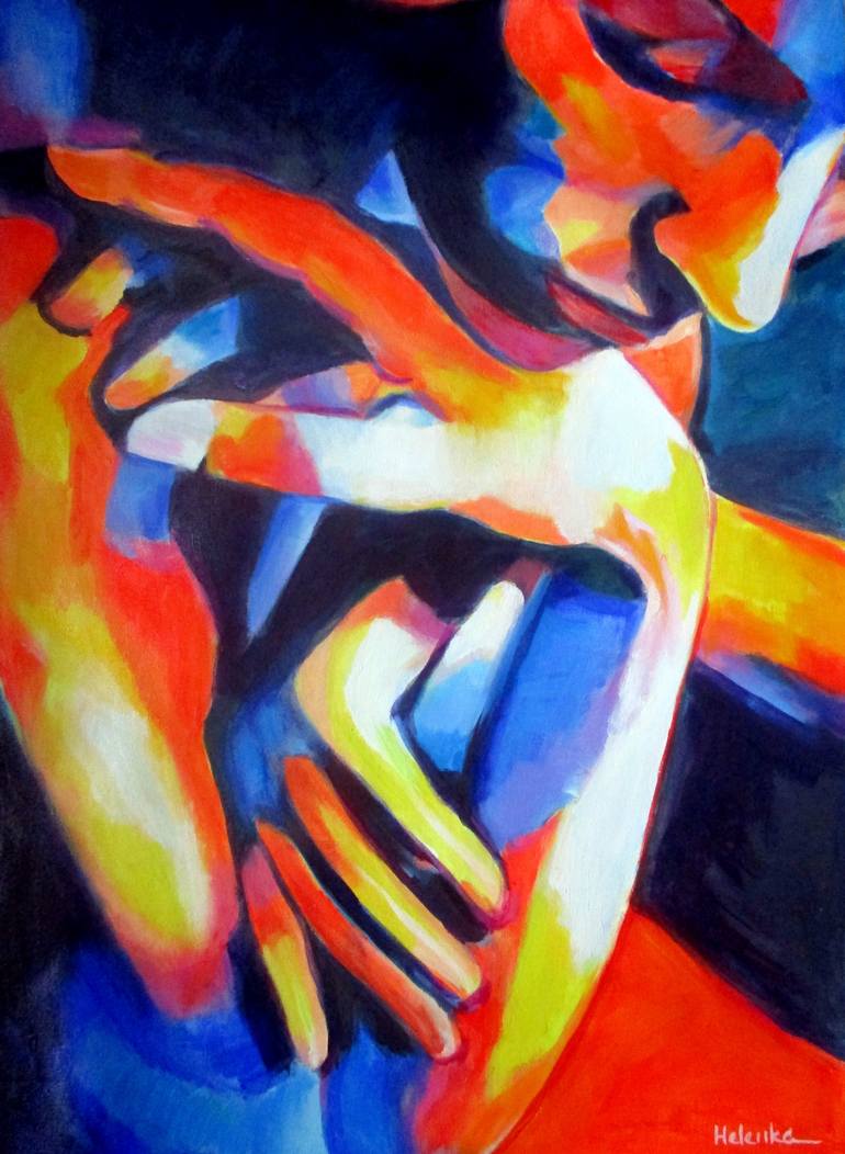 Digress Painting by Helena Wierzbicki | Saatchi Art