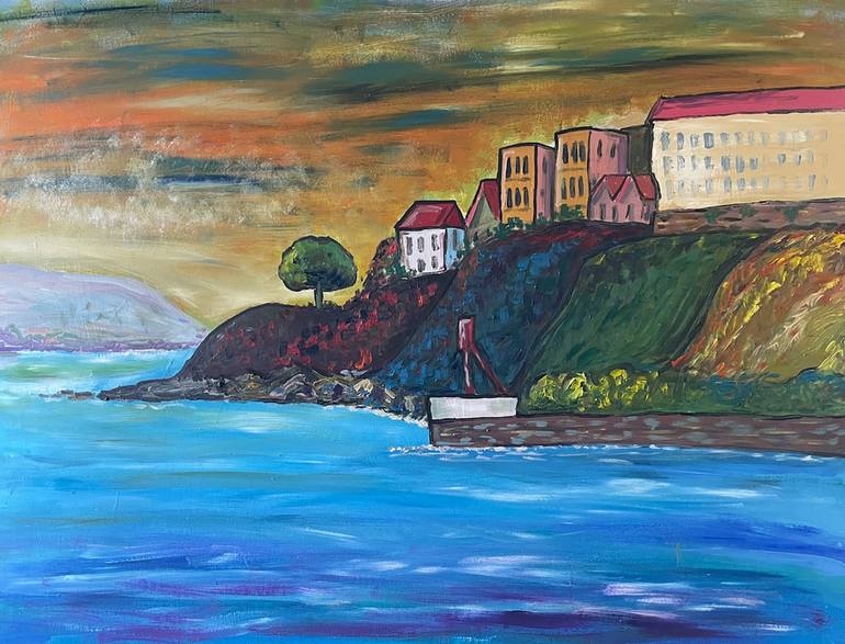 Looe Banjo Pier, Cornwall Painting by Stuart Anderson | Saatchi Art