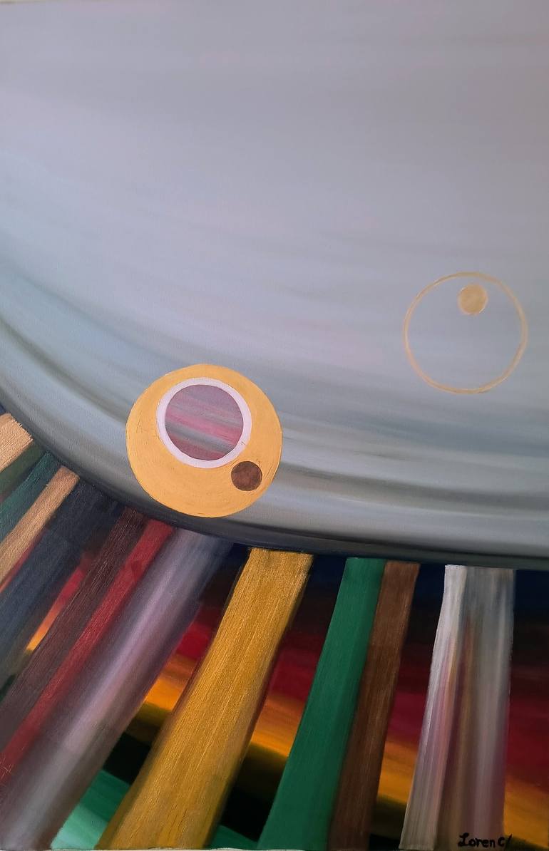 CALMA Painting by Rosa Cisneros | Saatchi Art