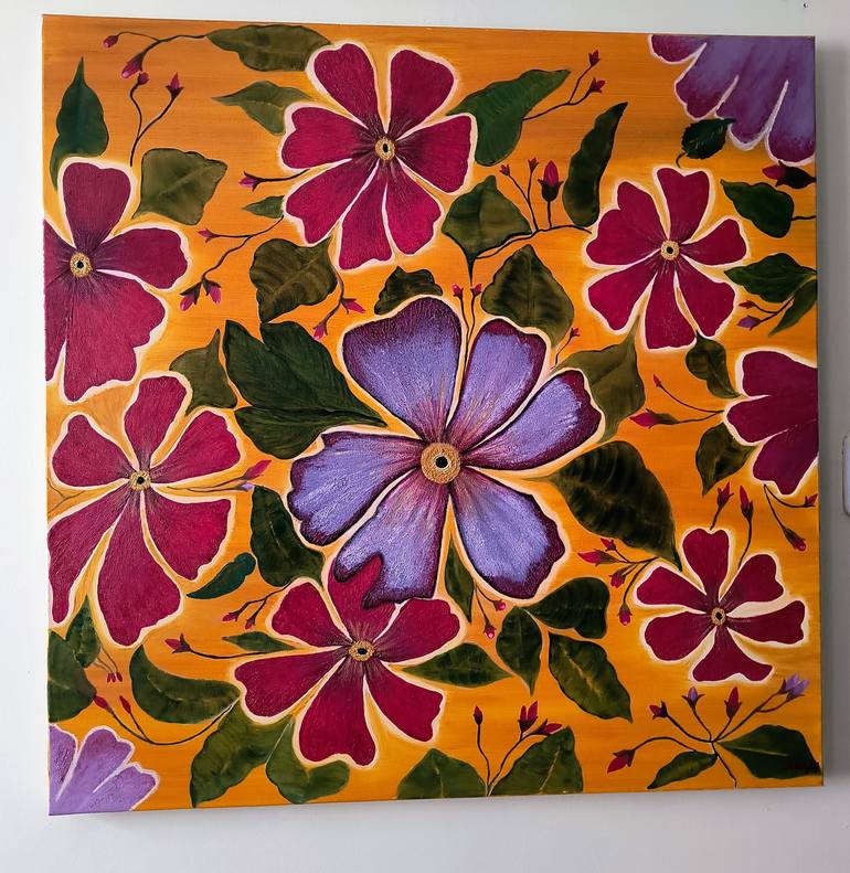 ALEGRIA Painting by Rosa Cisneros | Saatchi Art