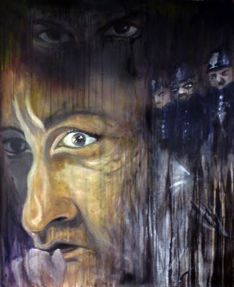 Adam Painting by Lisa Perrett | Saatchi Art