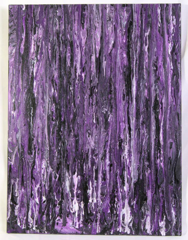 Purple Drip Painting by sammy baldwin | Saatchi Art