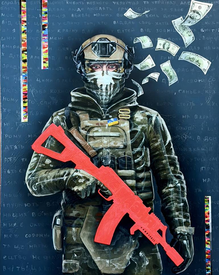 Corruption Painting by Maria Umanets | Saatchi Art