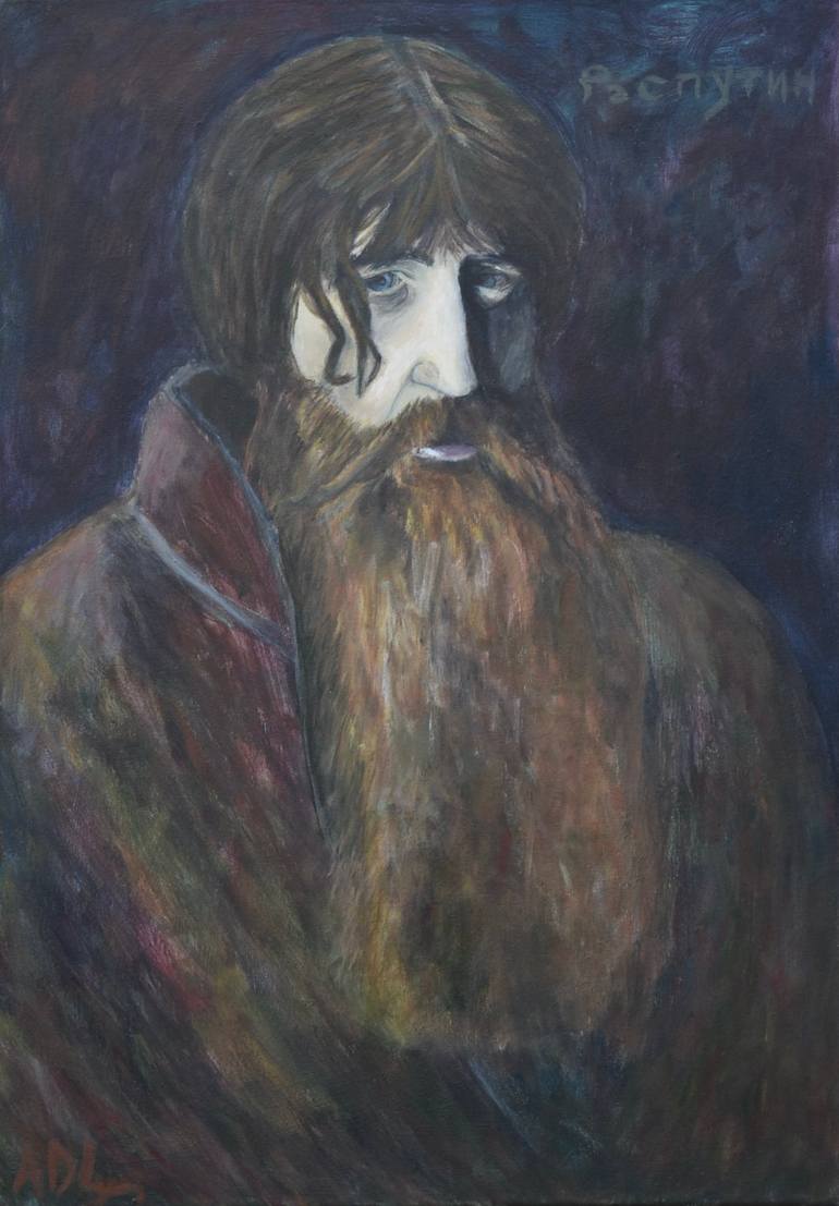 Rasputin Painting by Alexandre David Lejuez | Saatchi Art
