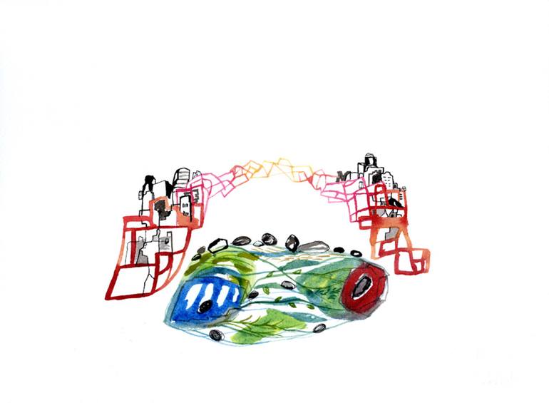 Incline Drawing by Ilyana Martinez | Saatchi Art