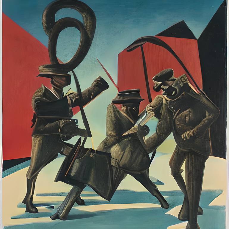 The Arbiters of Discord Digital by Brian Iselin | Saatchi Art