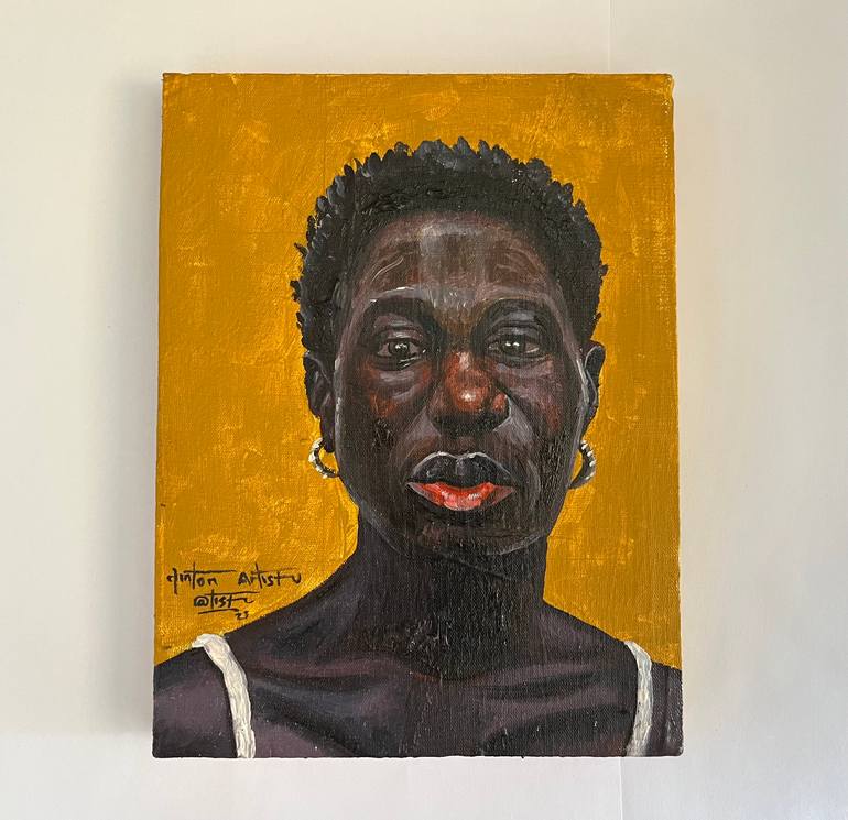 Anyango Painting by Clinton Artisto | Saatchi Art