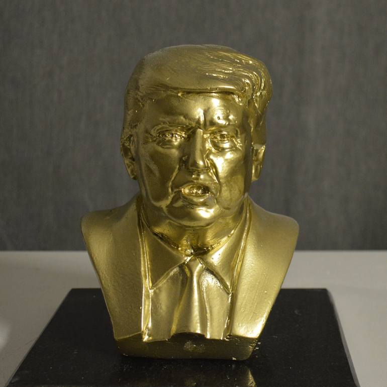 The 47th: Polymer - Gold Color Sculpture by The Forty Seventh | Saatchi ...