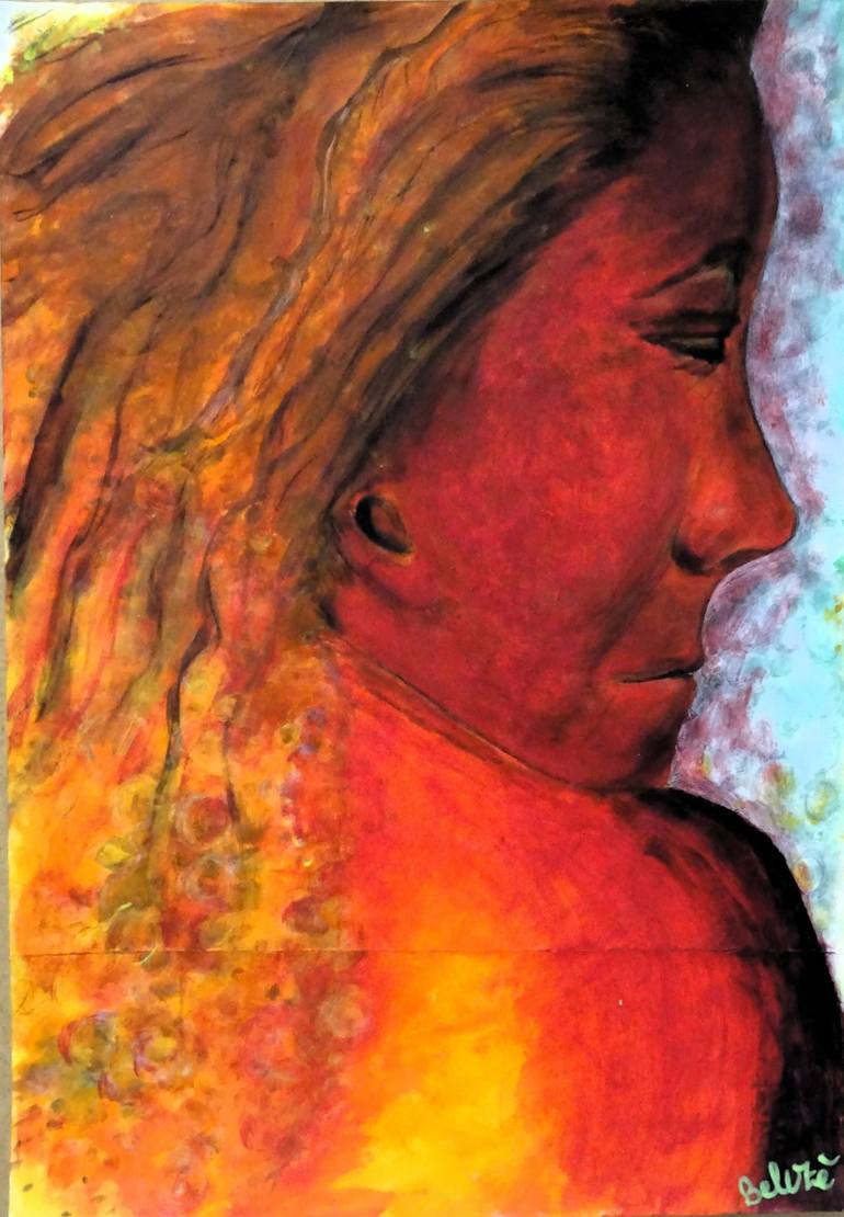 Defeated Painting by Elisabetta Pinotti | Saatchi Art