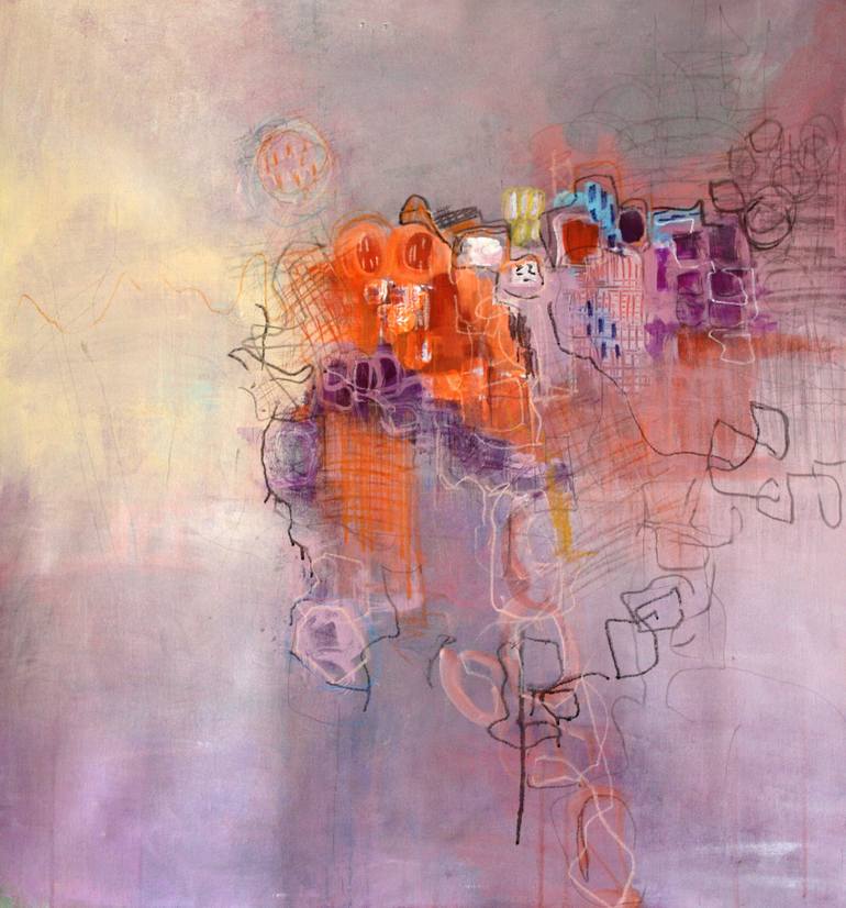 Radiant Twilight Painting by Rani Jain | Saatchi Art