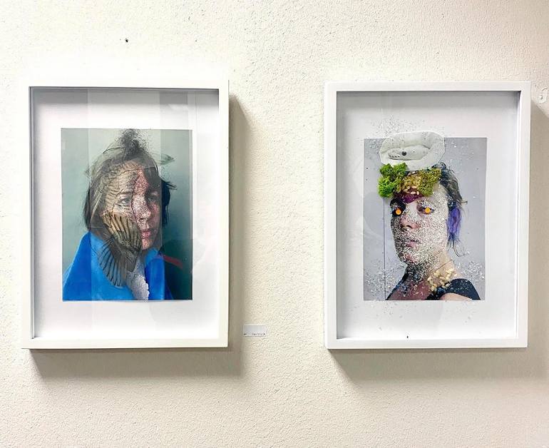 A Conversation with no One Collage by Marguerite de Geus | Saatchi Art