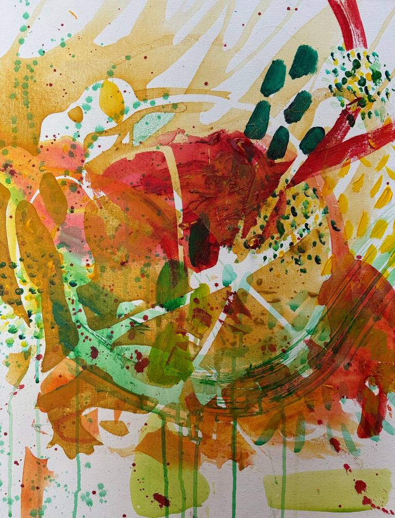 Follow My Footsteps Painting by Polina Aitkulova | Saatchi Art