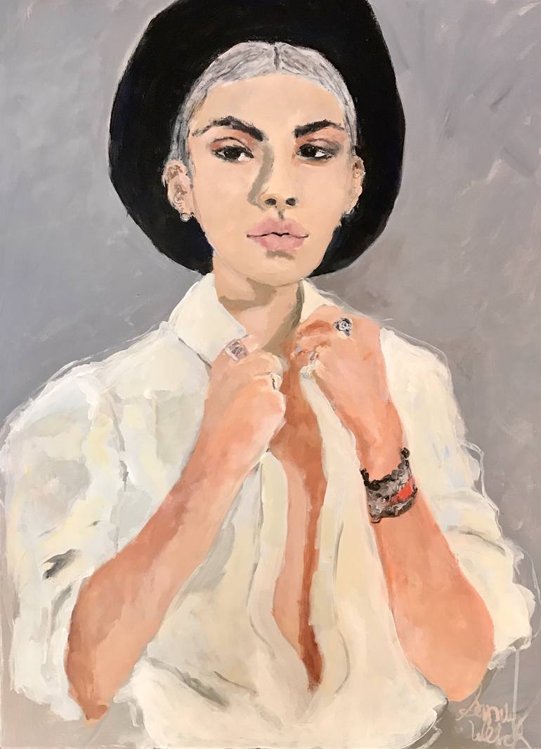 The Right One Painting by Sandy Welch | Saatchi Art