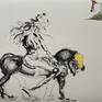 1a2b / I came, I saw, I conquered - {$M} Drawing by Leni Smoragdova ...