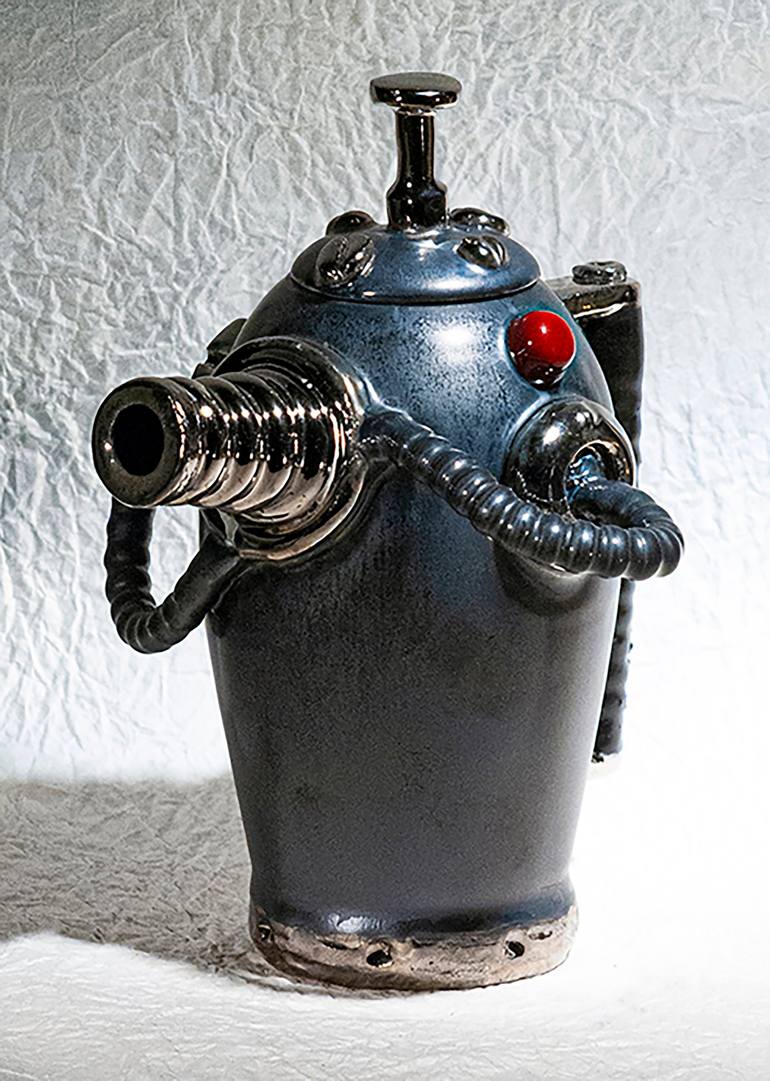 Red Button Sculpture by Robert Snyder | Saatchi Art