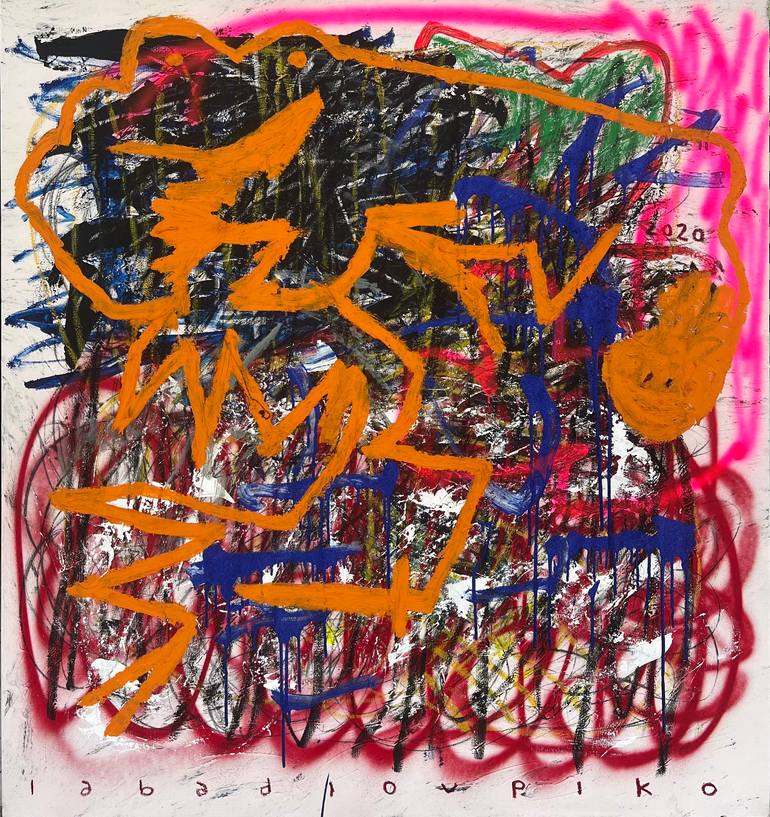 Hidden Trace Painting by Piko Iabadiou | Saatchi Art