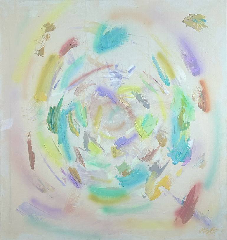 Candy Confusion Painting by Mia-SaRon Bates | Saatchi Art