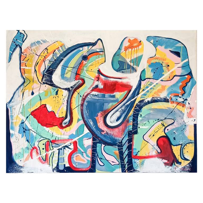 A MOMENT IN THE OCEAN Painting by Ece Sahra Özer | Saatchi Art