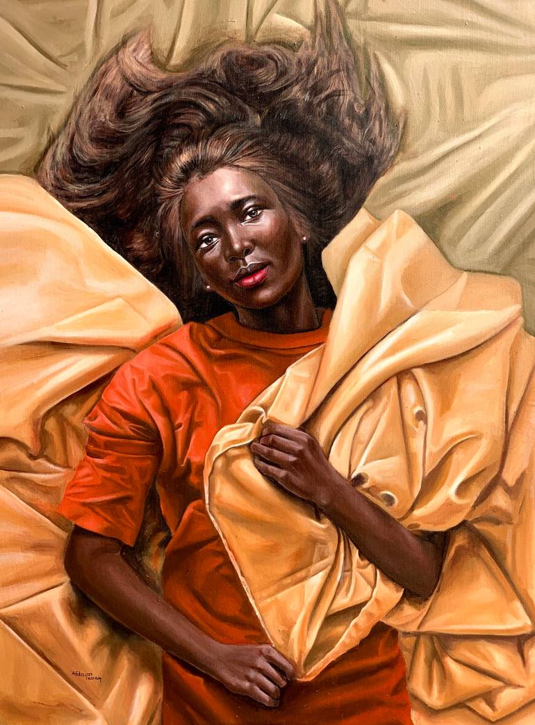 At Rest Painting by Emmanuel Afolayan | Saatchi Art
