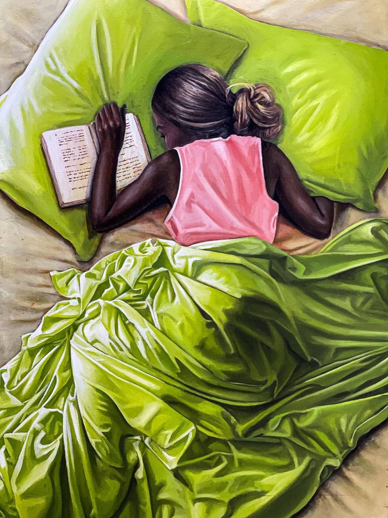 At Rest ii Painting by Emmanuel Afolayan | Saatchi Art