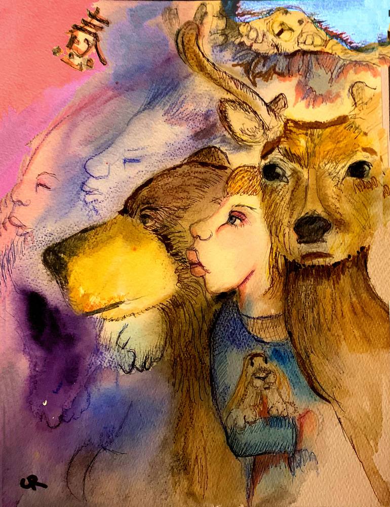 A Rabbit Hole Painting by Cynthia Richards | Saatchi Art