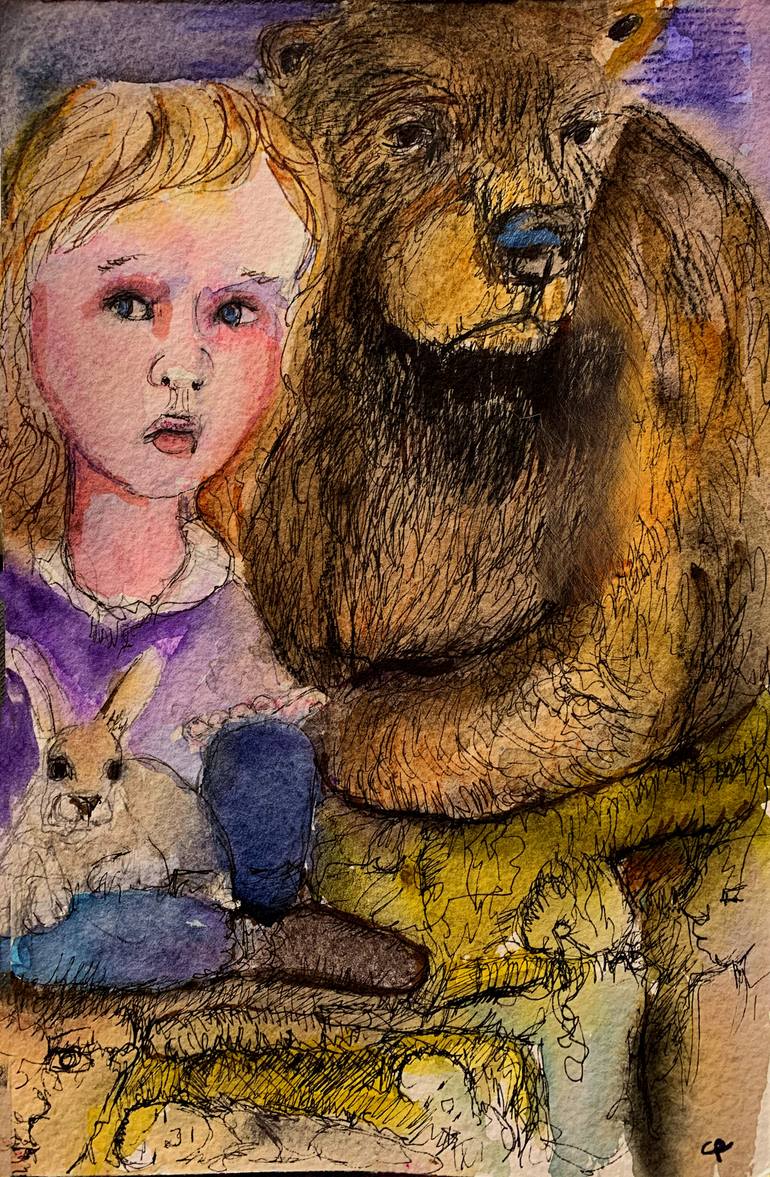 Disgruntled Painting by Cynthia Richards | Saatchi Art