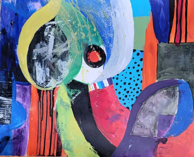 Cosmic Whimsy Painting by Catherine Roll | Saatchi Art