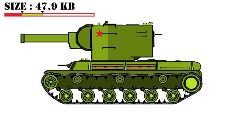 Tank KV-2 Drawing by Muhammad Andriansyah | Saatchi Art