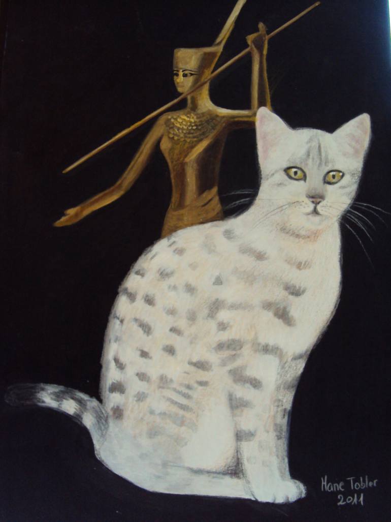 Trésor Egyptien Painting by Tobler Marie | Saatchi Art