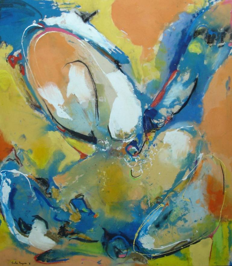 Con una Mano Deshago la Otra Painting by Carla Negron | Saatchi Art