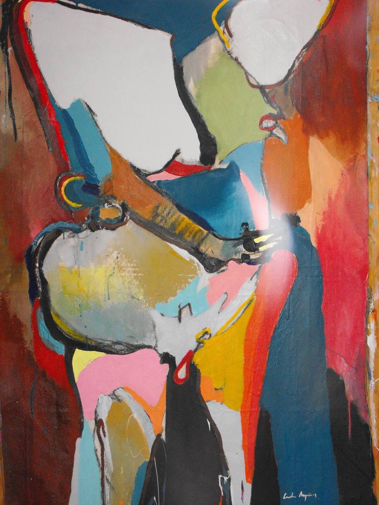 La Madonna Painting by Carla Negron | Saatchi Art