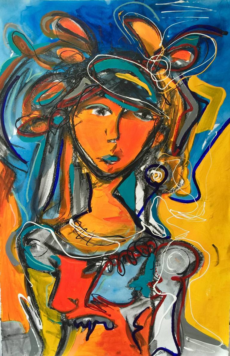 Between Painting by Carla Negron | Saatchi Art